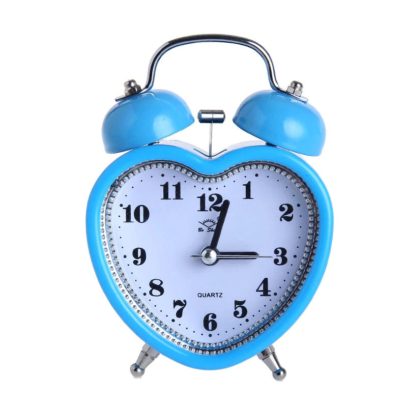 Blue Heart Shaped Alarm Clock - Aesthetic Decor | Tapestry Girls