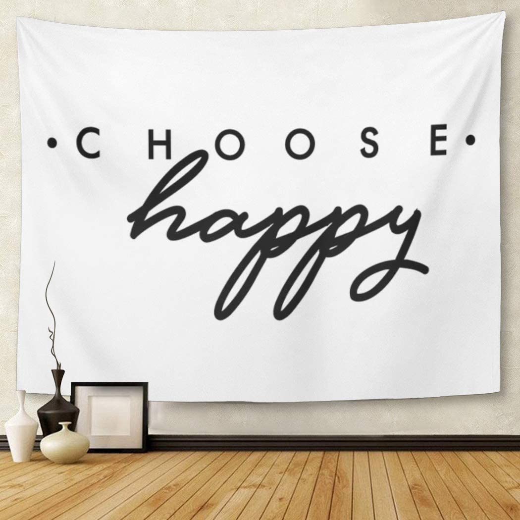 Choose Happy Tapestry - Quote Tapestry | Tapestry Girls