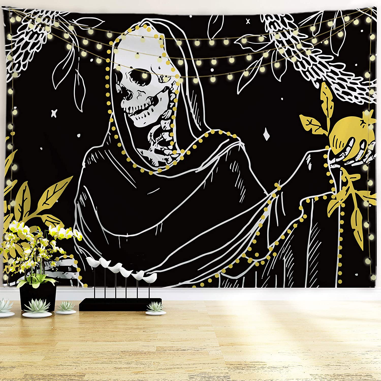 Day Of The Dead Tapestry - Skull Tapestry | Tapestry Girls