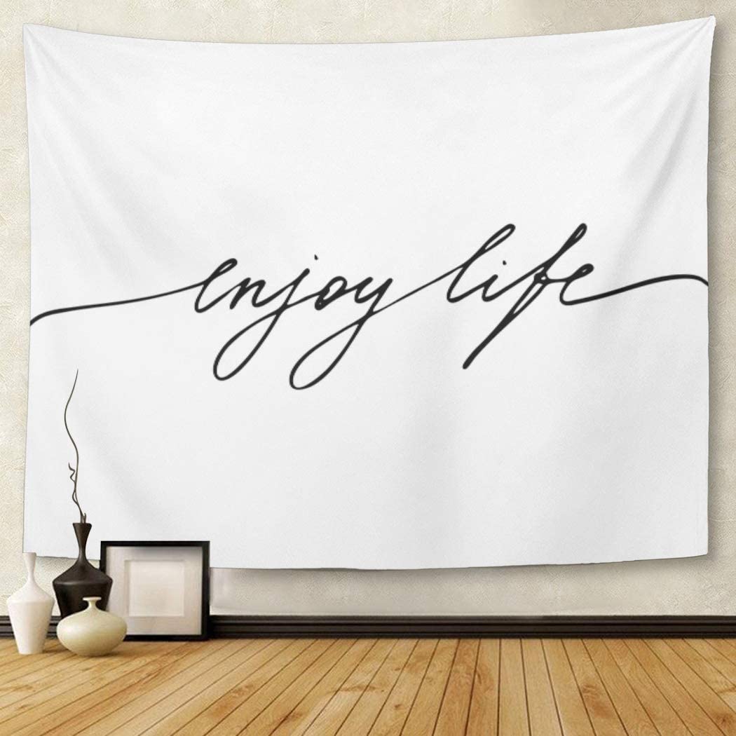 Enjoy Life Tapestry - Quote Tapestry | Tapestry Girls