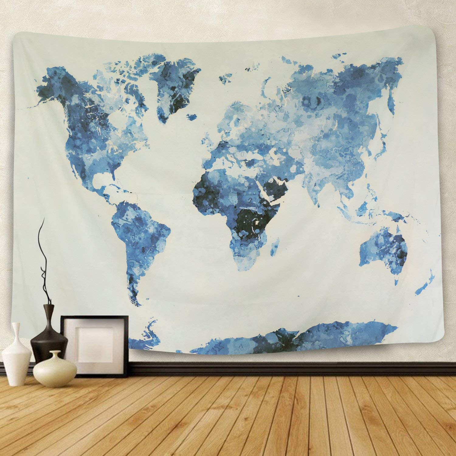 World Map Tapestry - Wold Map Decor | Tapestry Girls