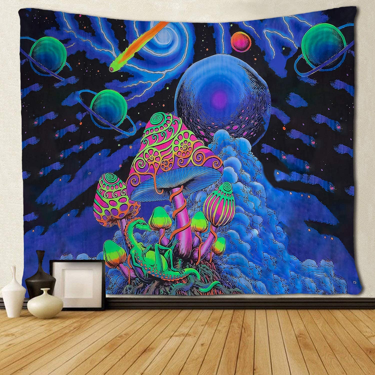 Magic Mushrooms Tapestry - Tapestry for Dorm | Tapestry Girls