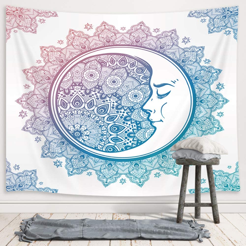Mandala Moon Tapestry - Moon Tapestry | Tapestry Girls