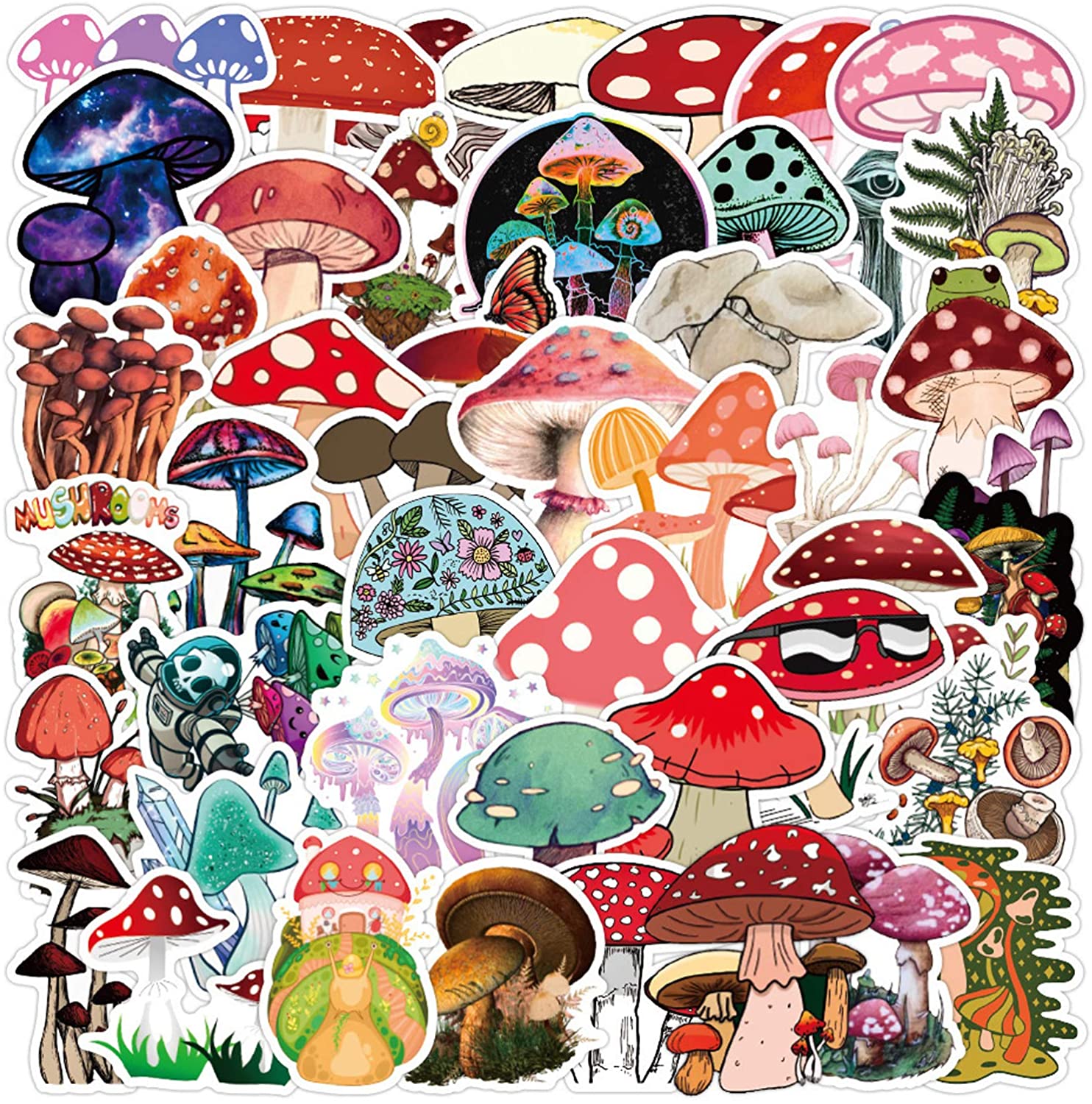 Mushroom Sticker Pack - Aesthetic Decor | Tapestry Girls