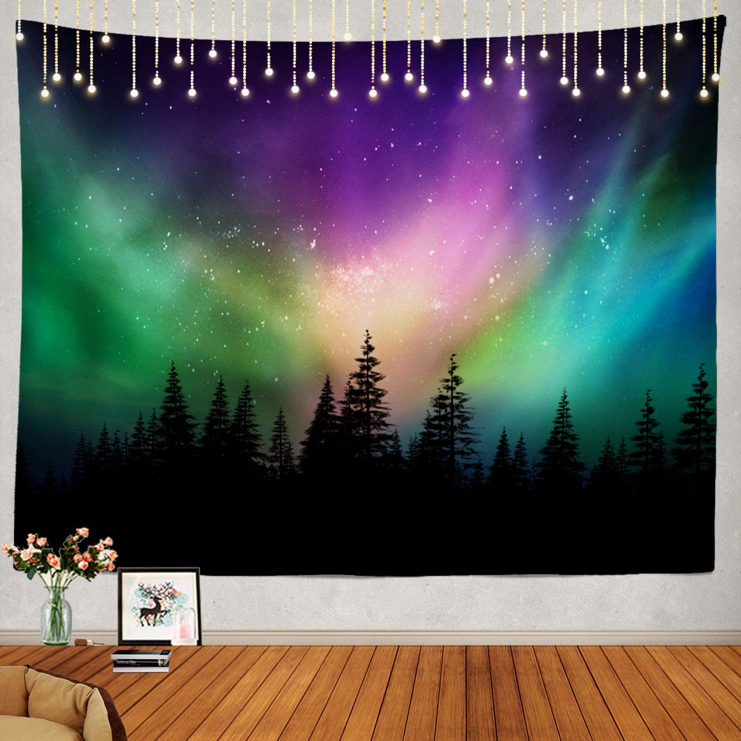 Northern Lights Tapestry - Tapestry for Room | Tapestry Girls