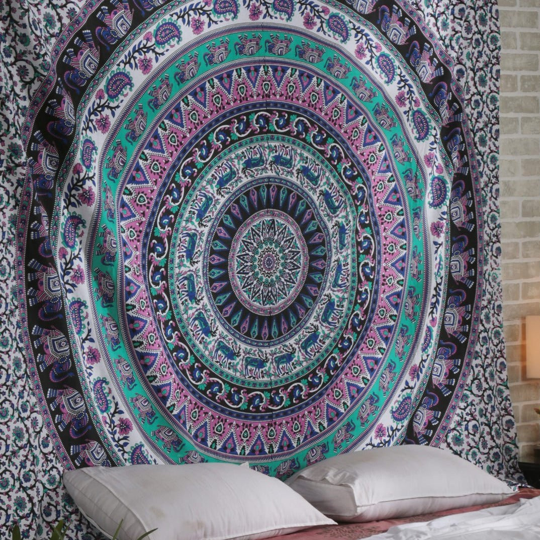 Grey Elephant Tapestry - Elephant Tapestry | Tapestry Girls