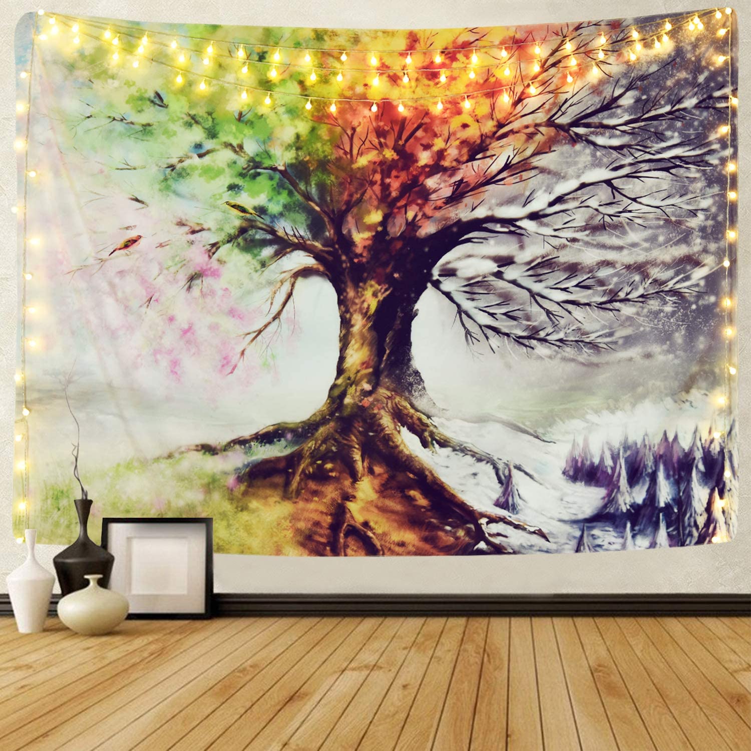 Rainbow Tree Tapestry - Tree Tapestry | Tapestry Girls