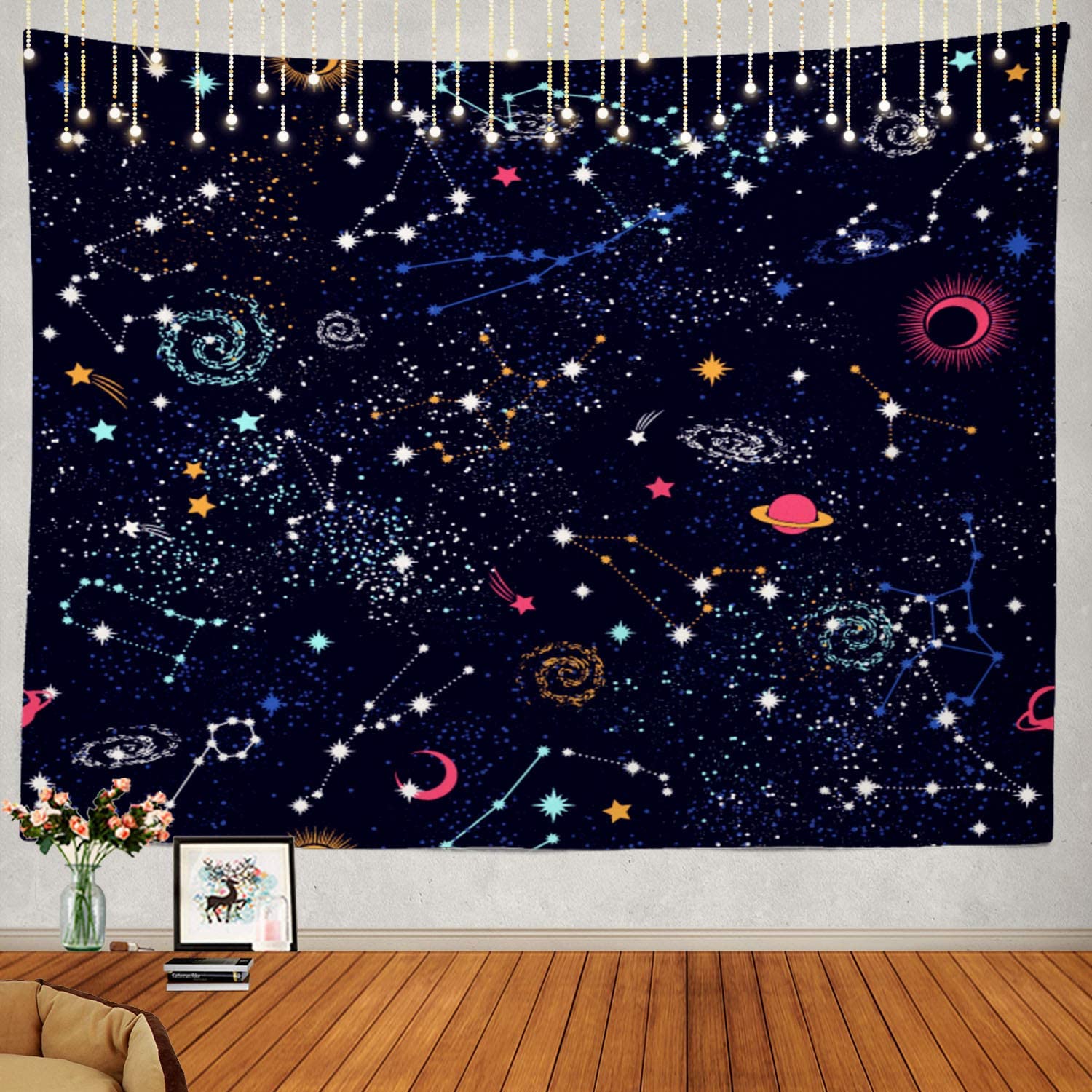 Star Galaxy Tapestry - Galaxy Tapestry for Room | Tapestry Girls