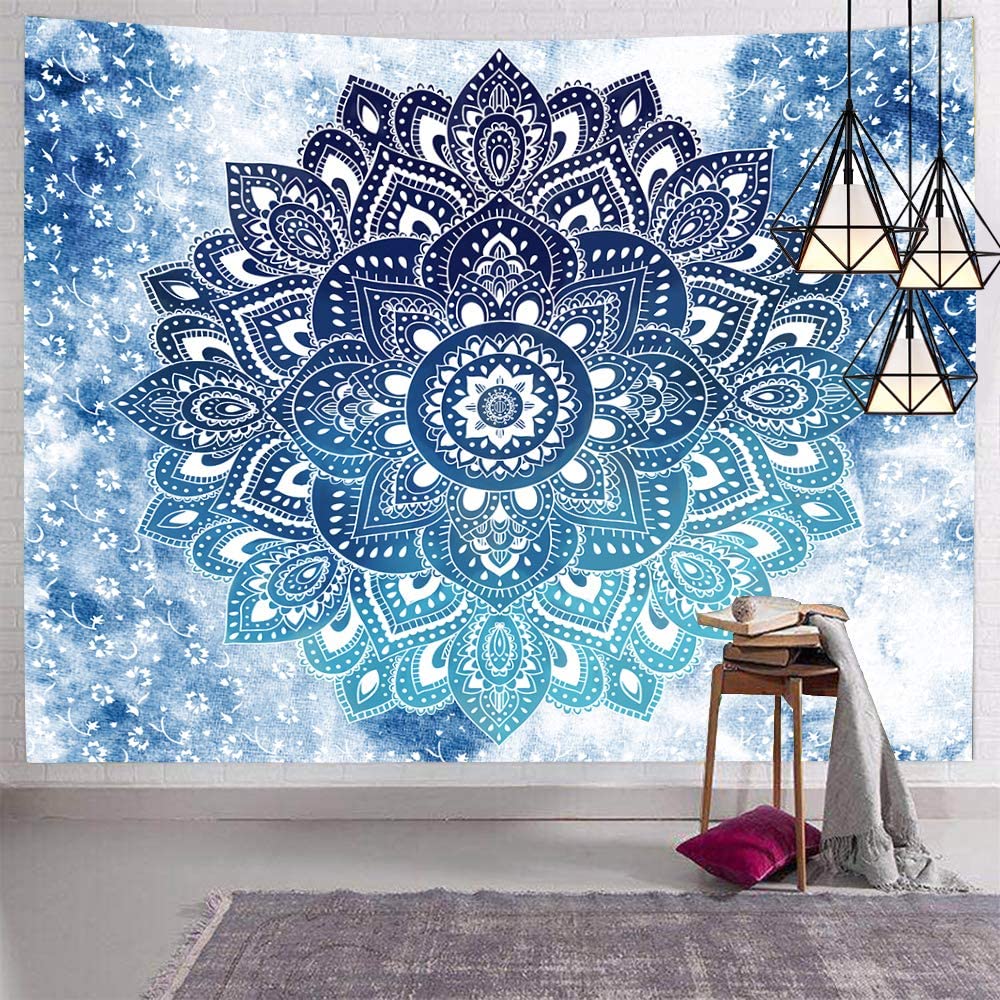 Azure Tapestry - Blue Tapestry for Room | Tapestry Girls