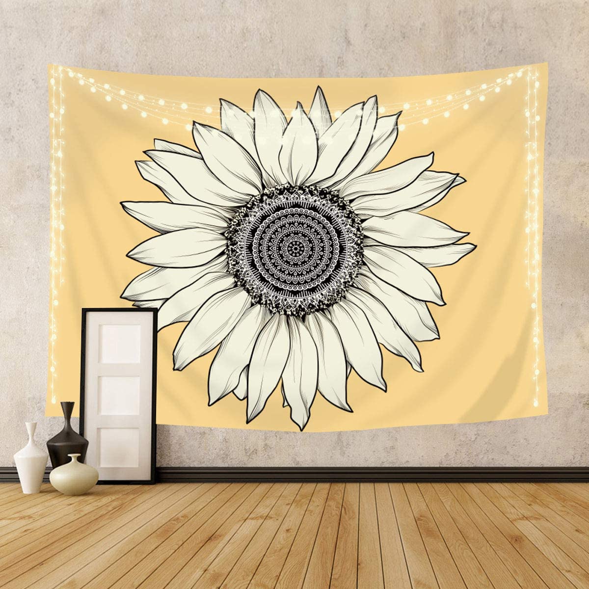Yellow Sunflower Tapestry - Sunflower Tapestry | Tapestry Girls