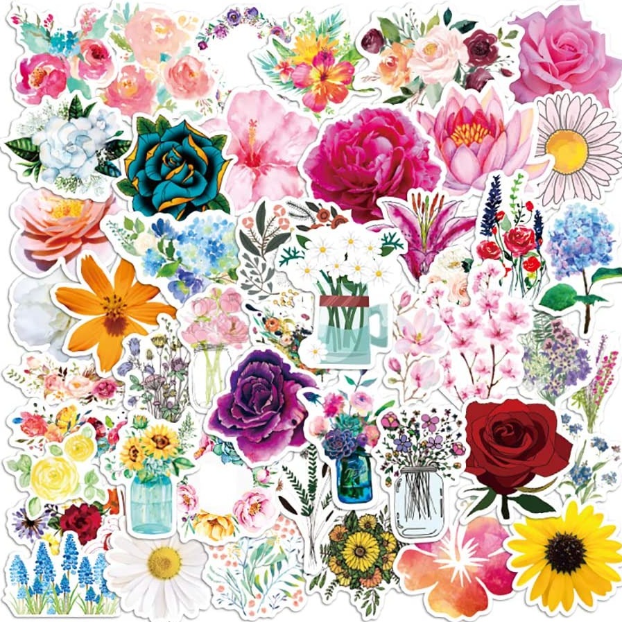 Wildflower Sticker Pack - Aesthetic Decor | Tapestry Girls